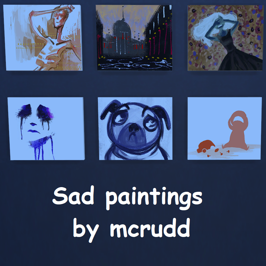 Sad paintings - The Sims 4 Rooms / Lots - CurseForge
