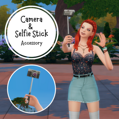 Camera & Selfie stick Accessory - The Sims 4 Create a Sim - CurseForge
