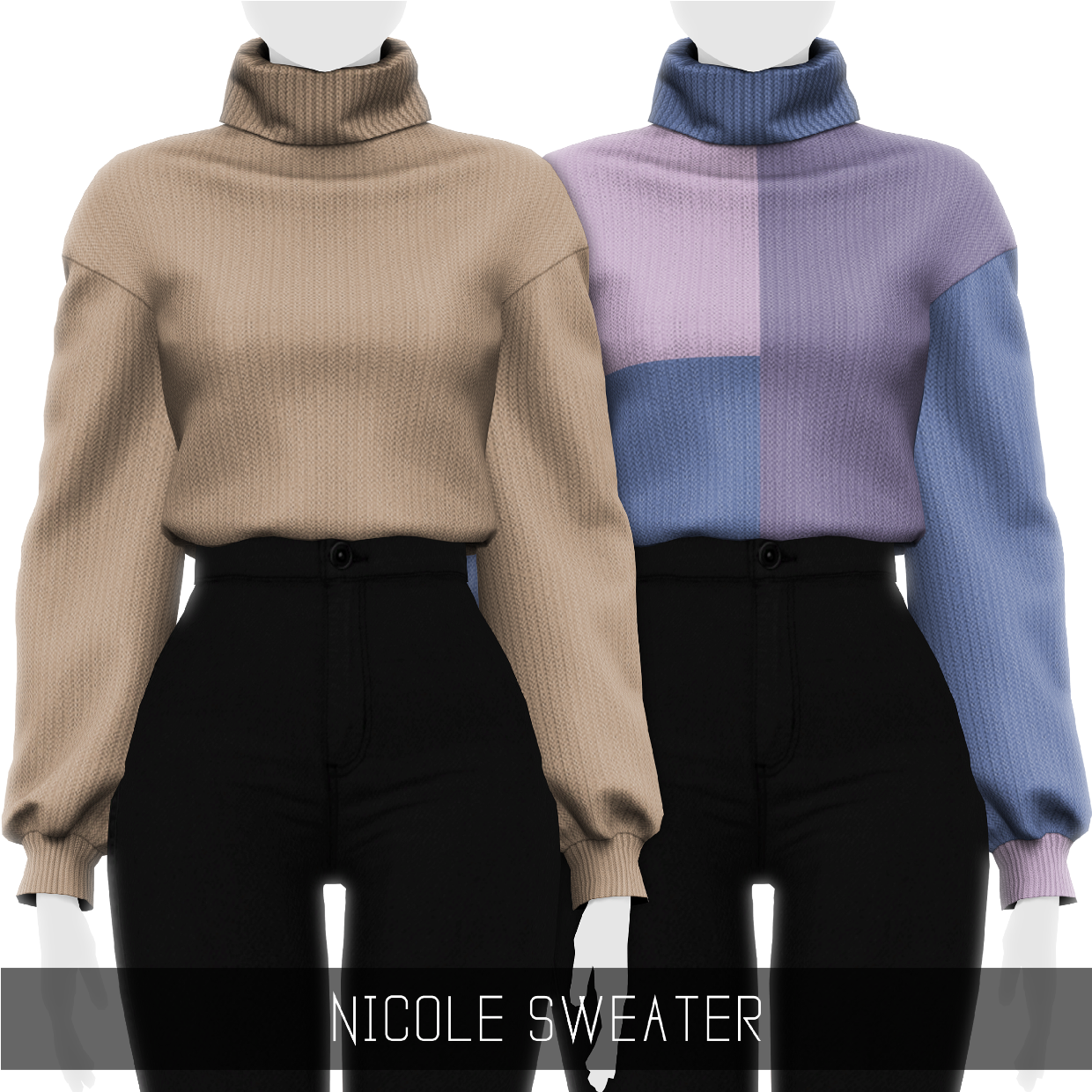 Simpliciaty's Nicole Sweater - The Sims 4 Create a Sim - CurseForge