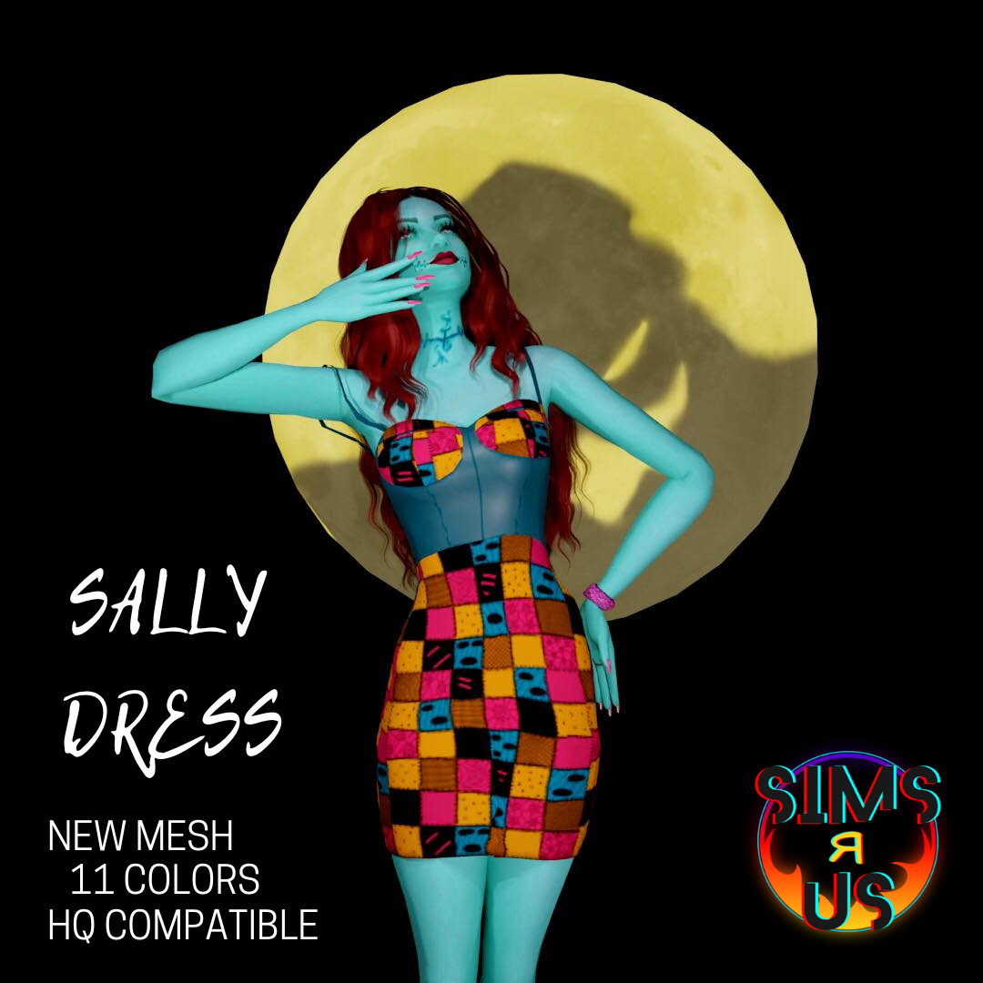 XXXTIGER_SALLY DRESS - The Sims 4 Create a Sim - CurseForge