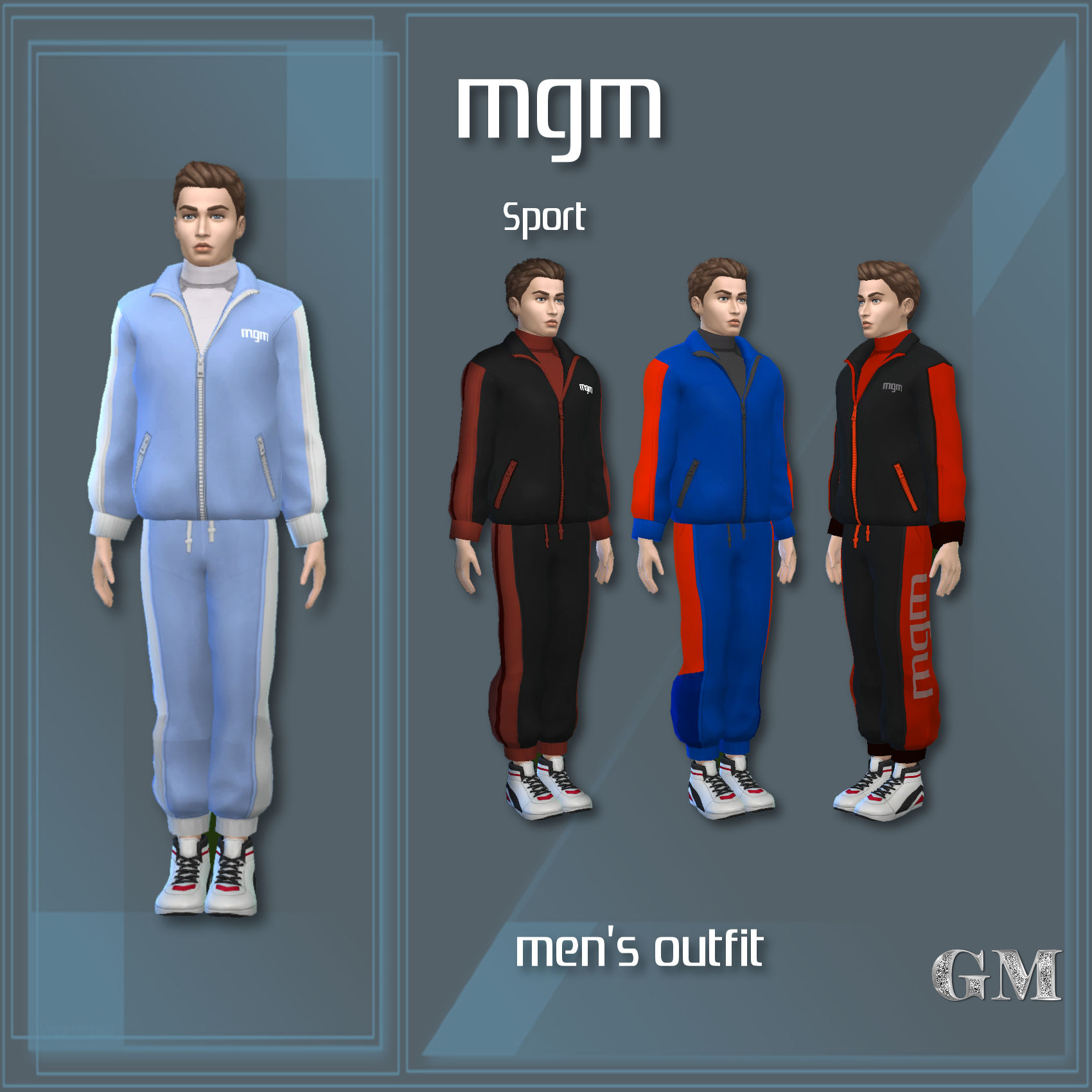 MGM_Sport-men's outfit - The Sims 4 Create a Sim - CurseForge