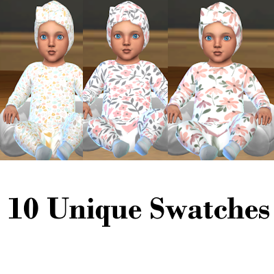 Floral Infant Sweater Set - The Sims 4 Create a Sim - CurseForge