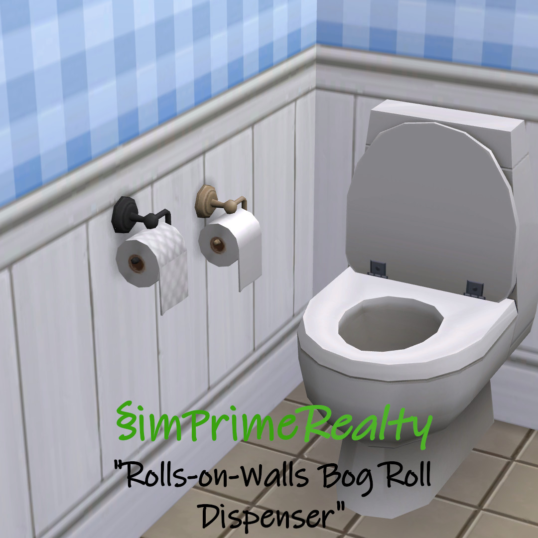 Rolls-on-Walls Bog Roll Dispenser - The Sims 4 Build / Buy - CurseForge