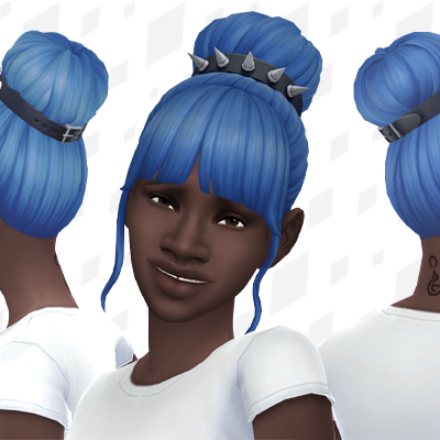 Heavy Heart Hair V1 - The Sims 4 Create a Sim - CurseForge