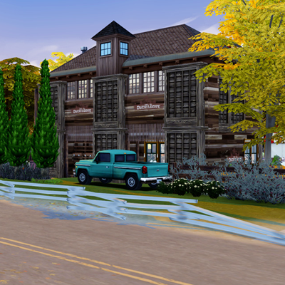 Brindleton Farm - Retail Lot w/ upstairs apartment (No CC) - The Sims 4 ...
