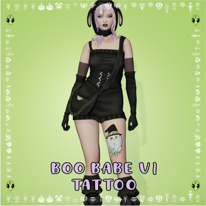 Boo Babe V1 Tattoo - The Sims 4 Create a Sim - CurseForge