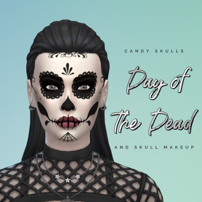 Day of the Dead - Skull Makeup - The Sims 4 Create a Sim - CurseForge