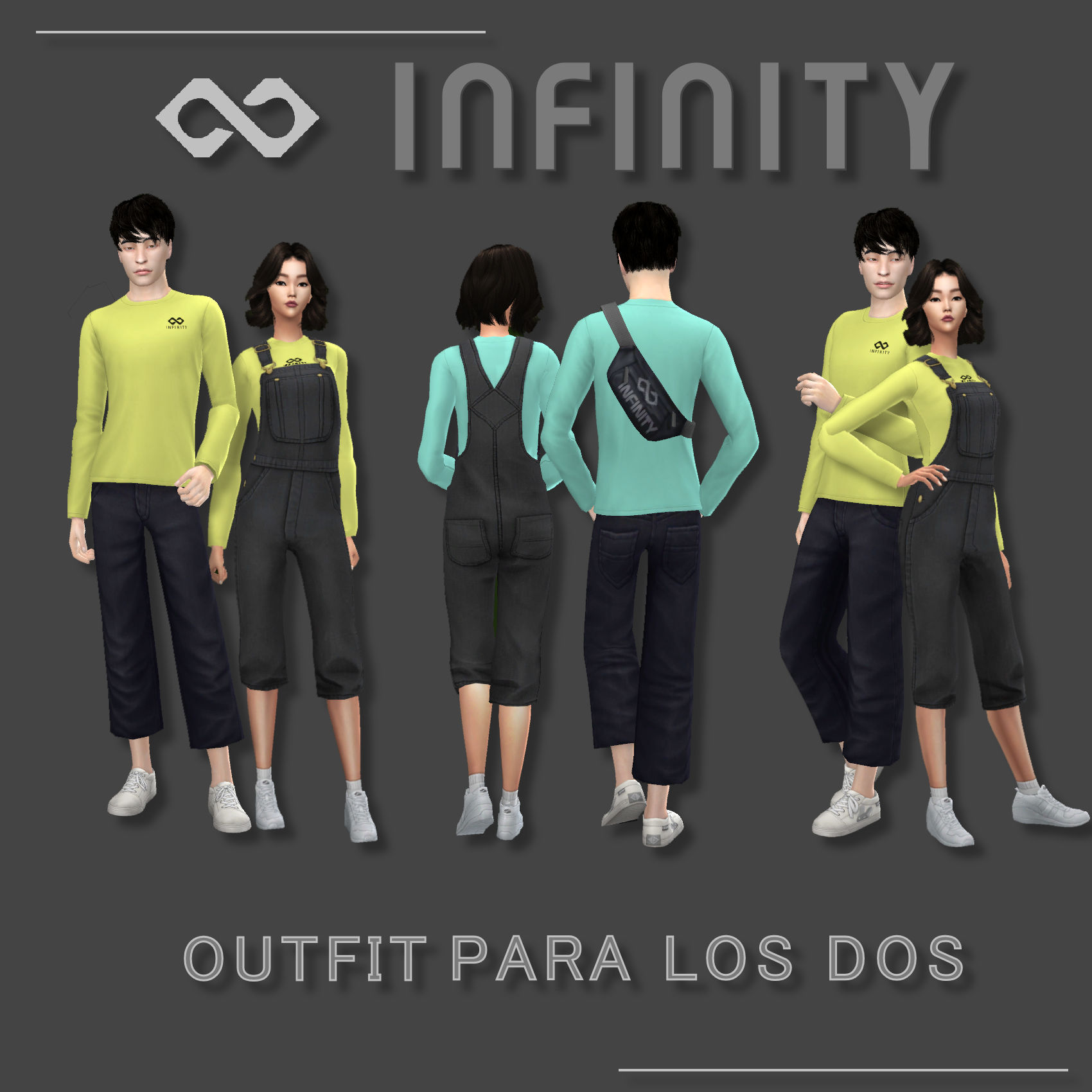 Infinity clothes for both - The Sims 4 Create a Sim - CurseForge