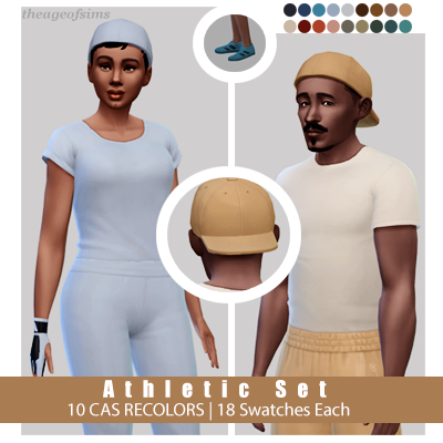 Athletic Set - The Sims 4 Create a Sim - CurseForge