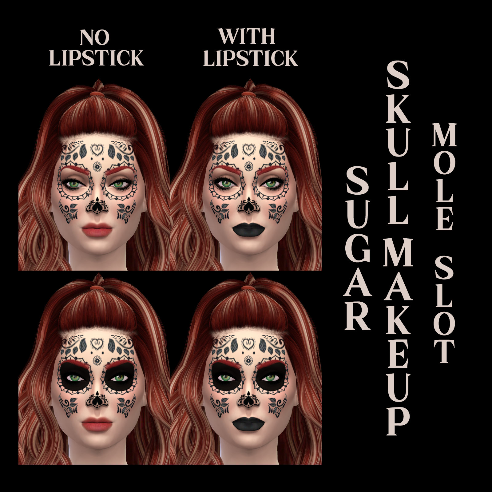 Sugar Skull - Skin Detail - The Sims 4 Create a Sim - CurseForge