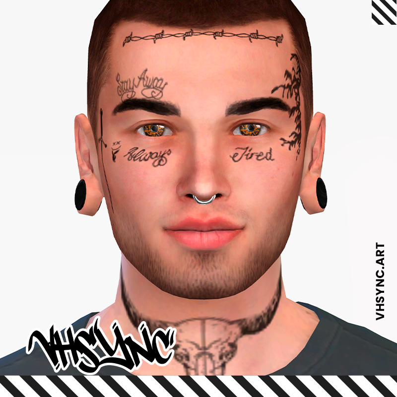 [VHSync] Malone face tattoo - The Sims 4 Create a Sim - CurseForge