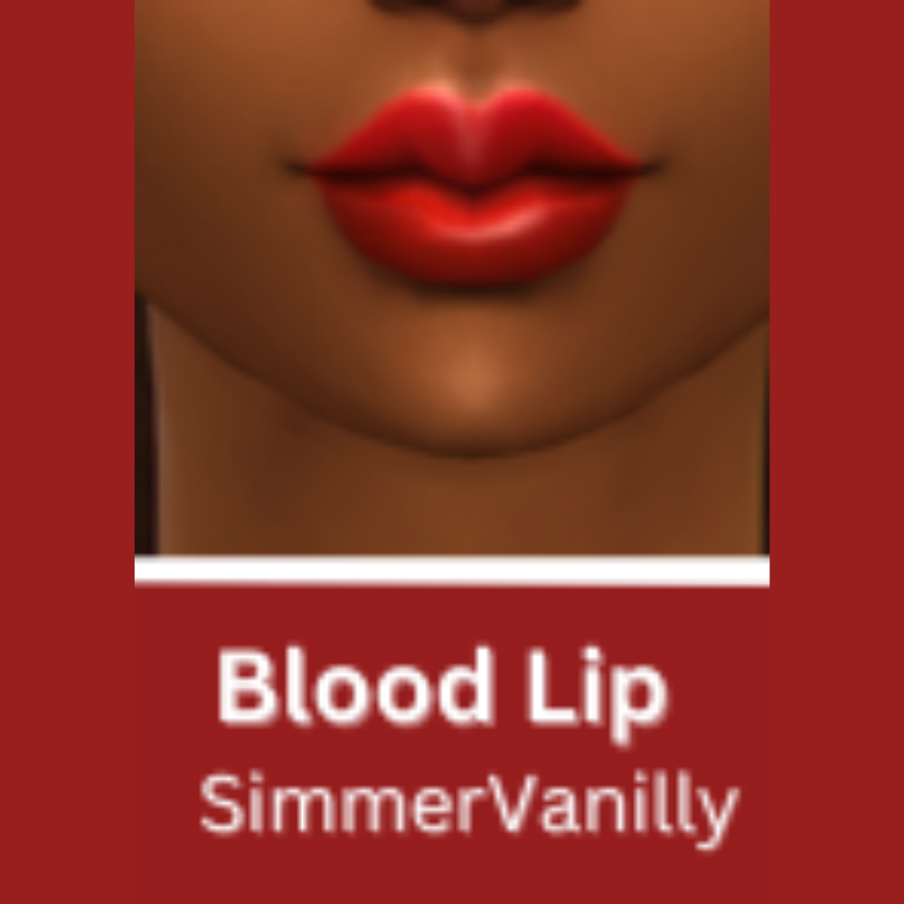 Download Blood Lips - The Sims 4 Mods - CurseForge