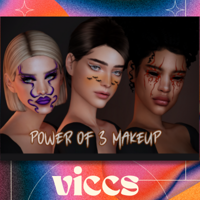 VICCS_POWER OF 3 MAKEUP SET - The Sims 4 Create a Sim - CurseForge