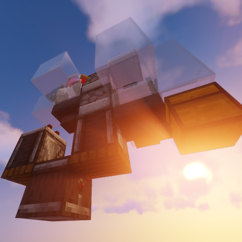 BEST Fully AFK Cooken Chicken Farm + Schematic - Minecraft Worlds ...