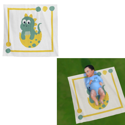 Baby Dinosaur Infant Default Replacement Rug - The Sims 4 Mods - CurseForge