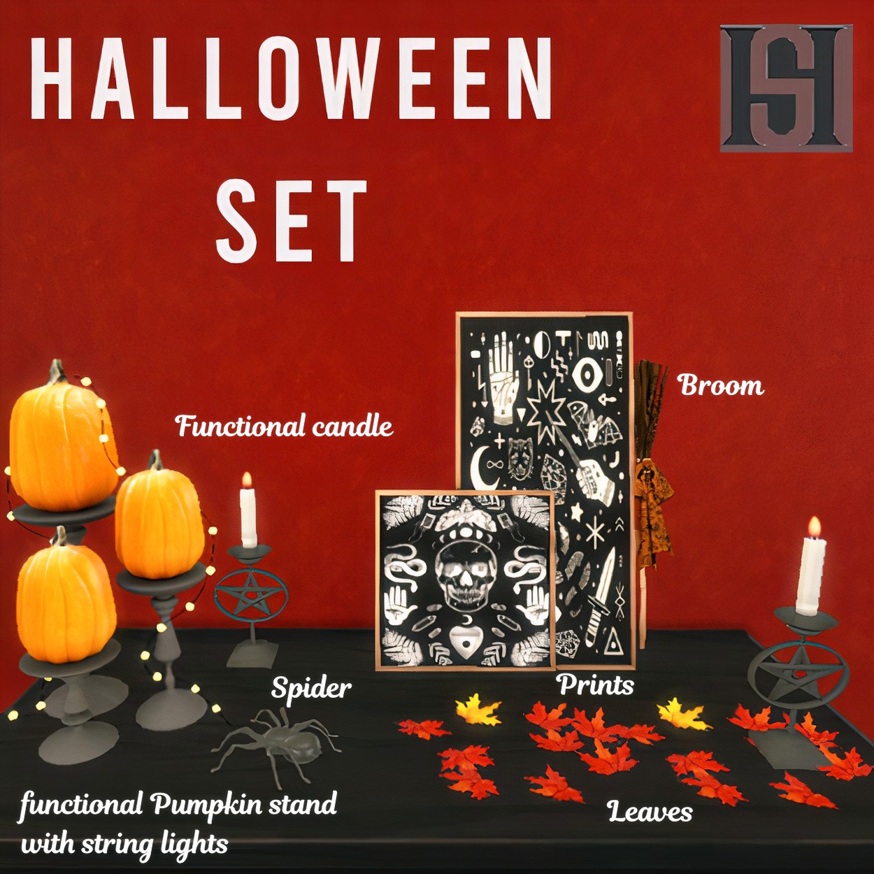 Spooky Halloween set - The Sims 4 Build / Buy - CurseForge