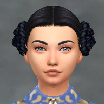 S2 Braided Buns Hair - The Sims 4 Create a Sim - CurseForge