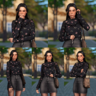 Modeling Pose Pack 44 - The Sims 4 Mods - CurseForge