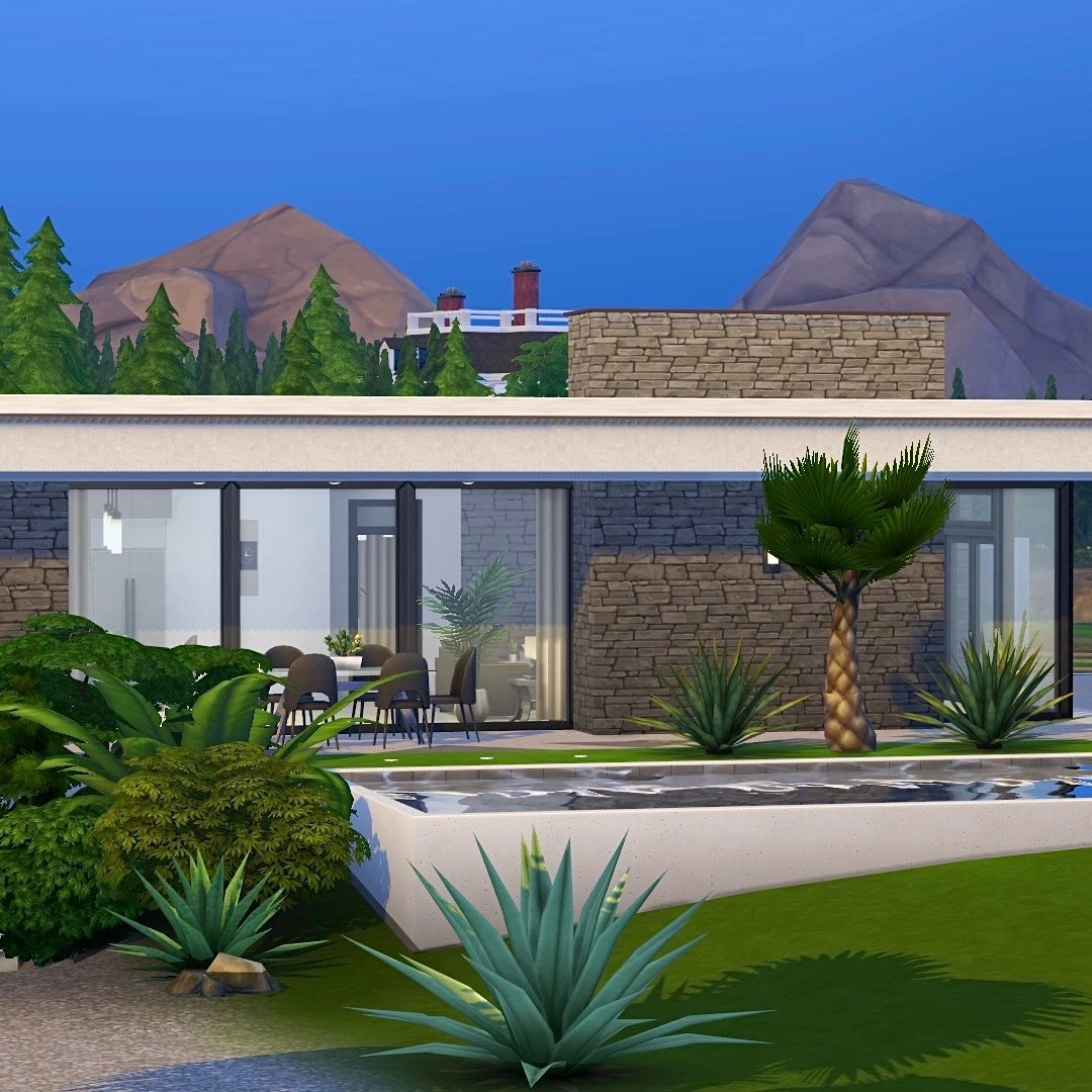 Base Game Architect's House | No CC - The Sims 4 Rooms / Lots - CurseForge