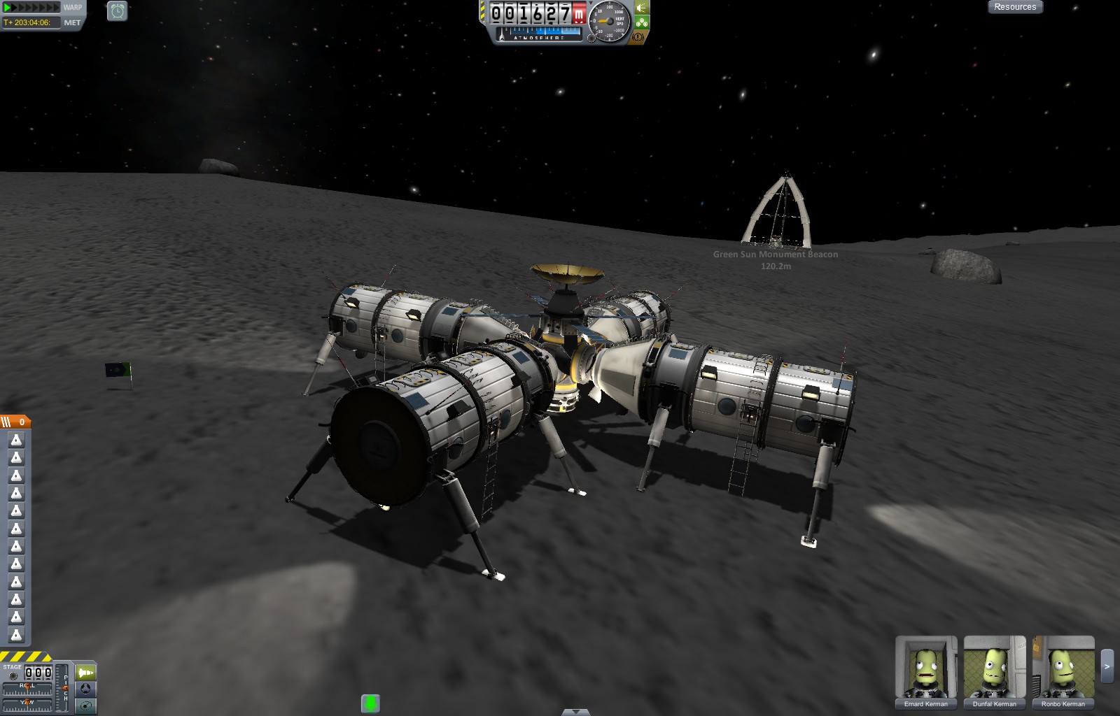 Green Sun Mun Base [Stock] - Shareables - Kerbal Space Program - CurseForge