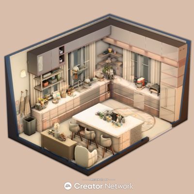 Home Chef Kitchen - The Sims 4 Rooms / Lots - CurseForge