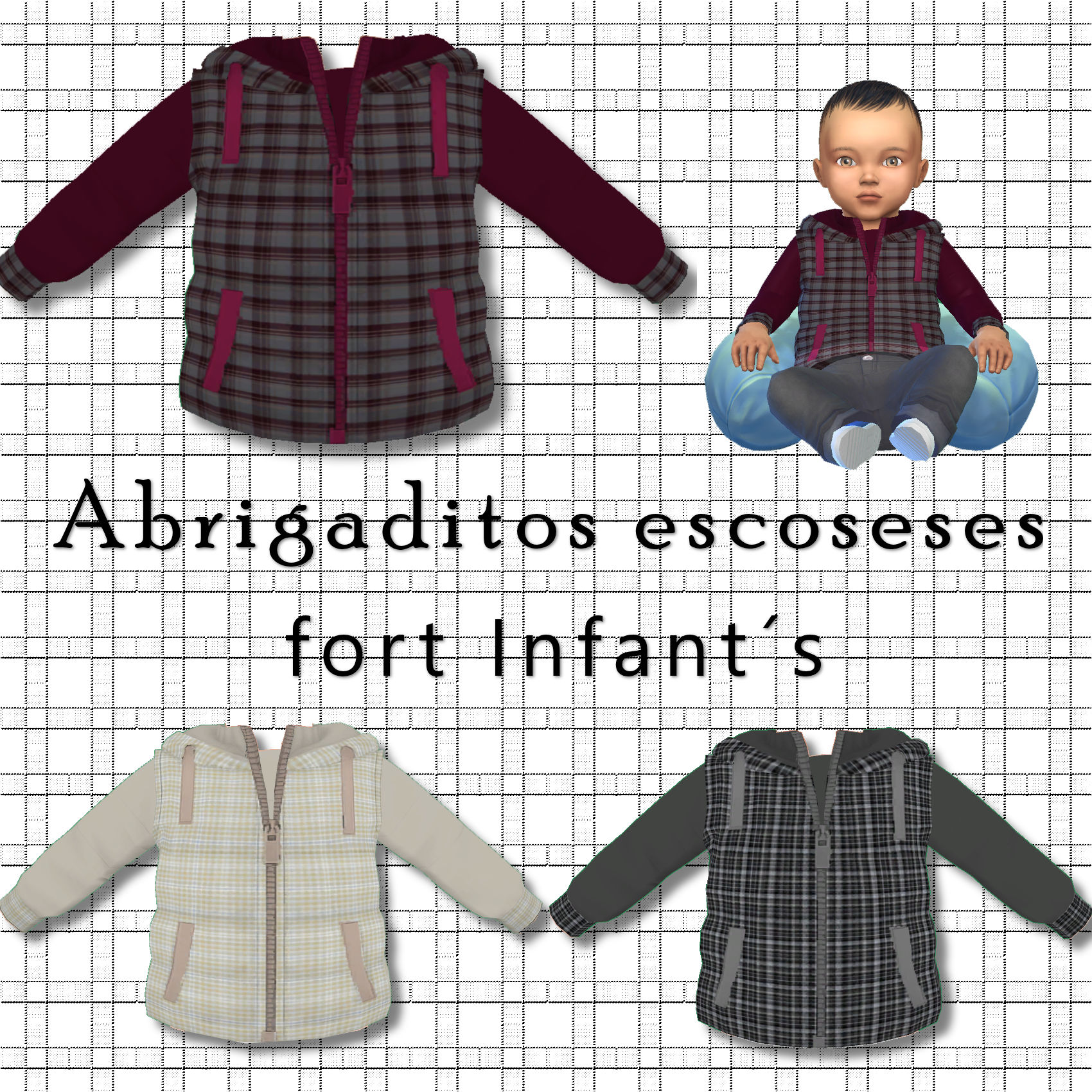 Scottish coats clothing for infant - The Sims 4 Create a Sim - CurseForge