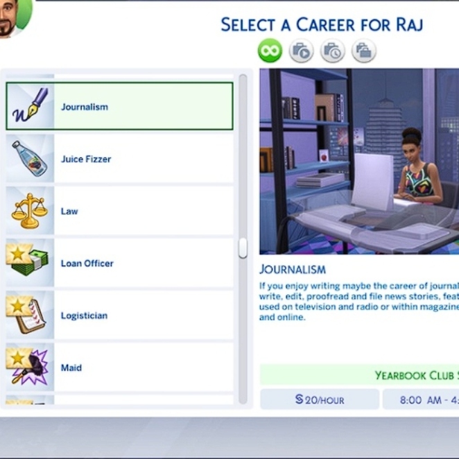 Journalism career (The Sims 2 Remake) by kiarasims4mods Spanish ...