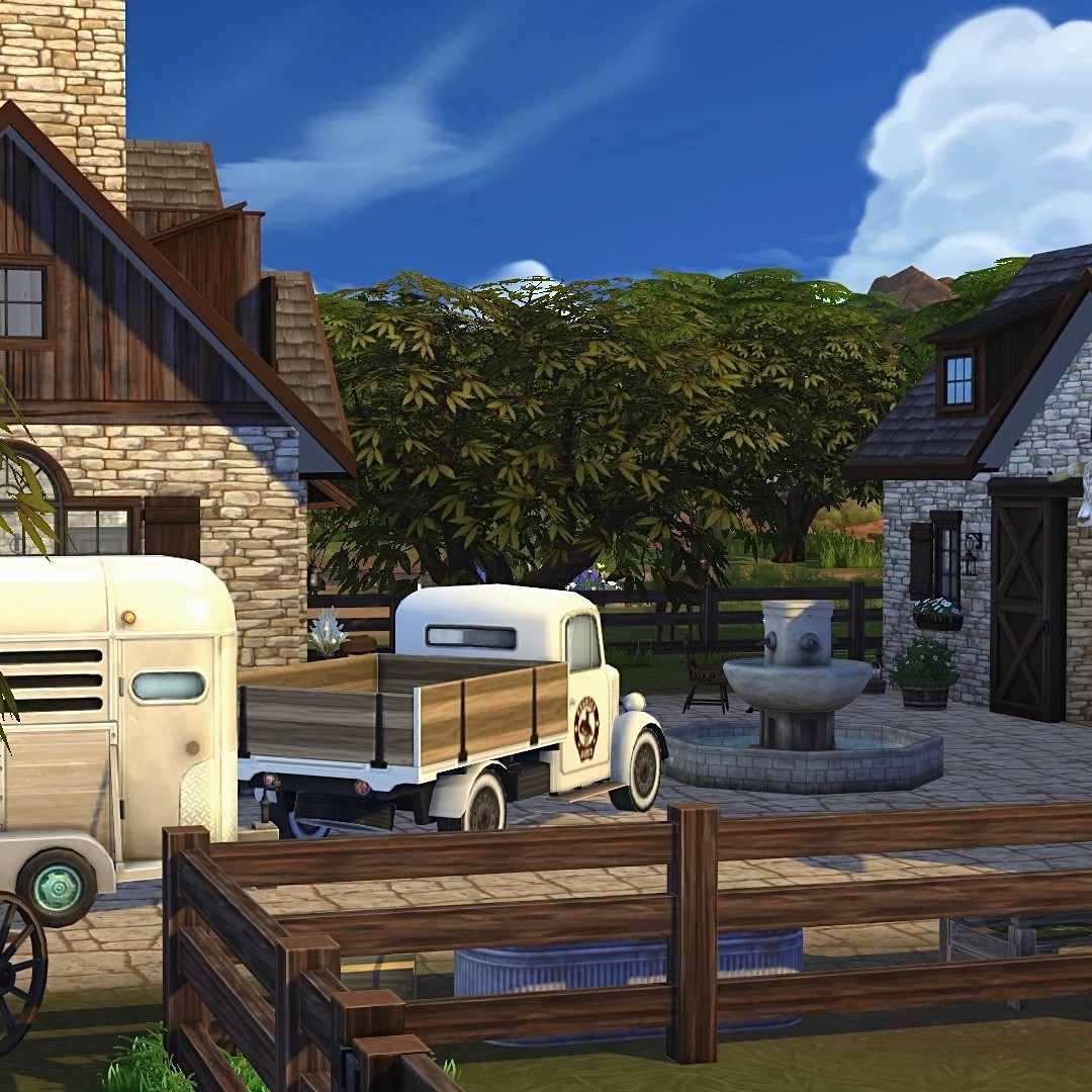 Rustic Ranch House | No CC - The Sims 4 Rooms / Lots - CurseForge