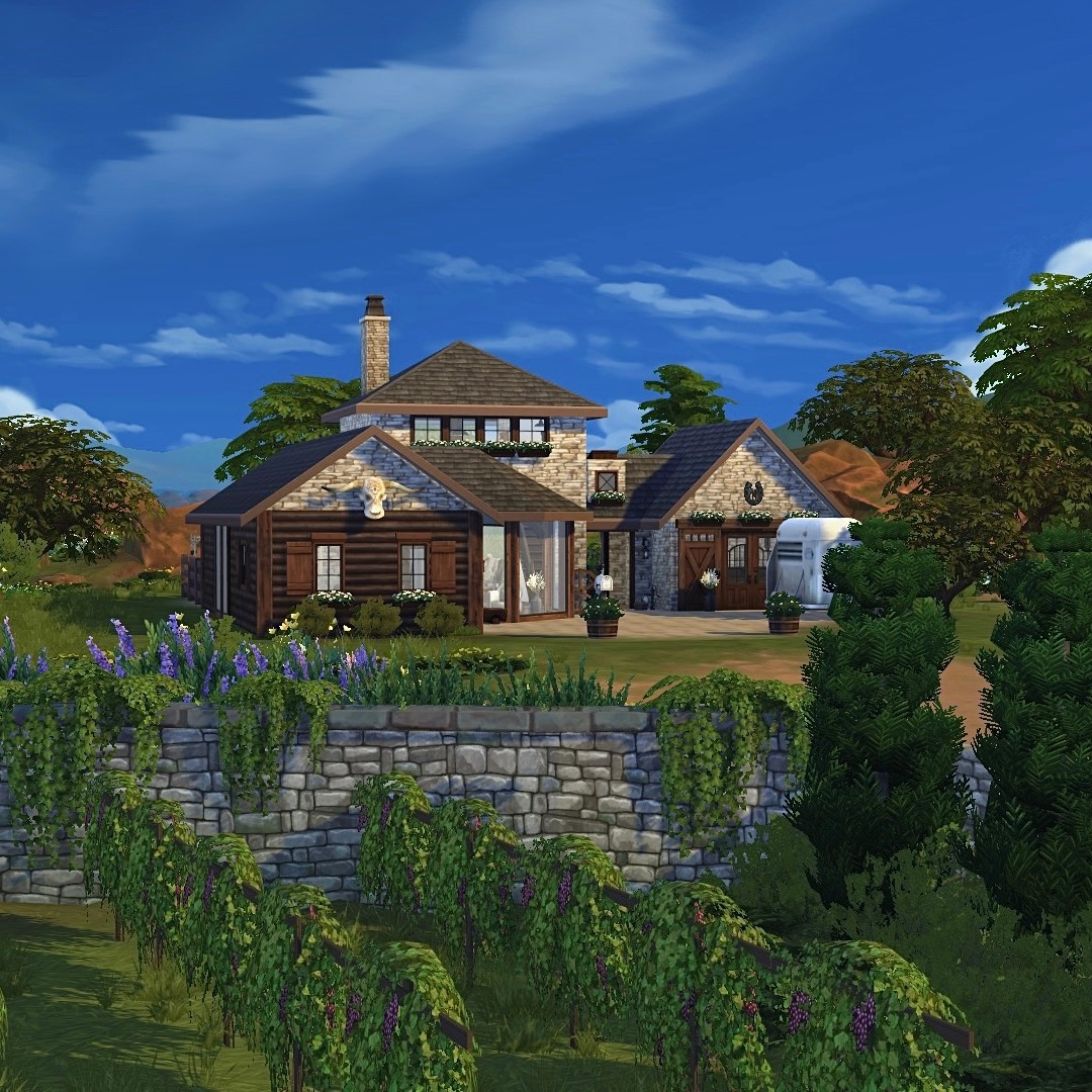 Horse Ranch Home | No CC - The Sims 4 Rooms / Lots - CurseForge
