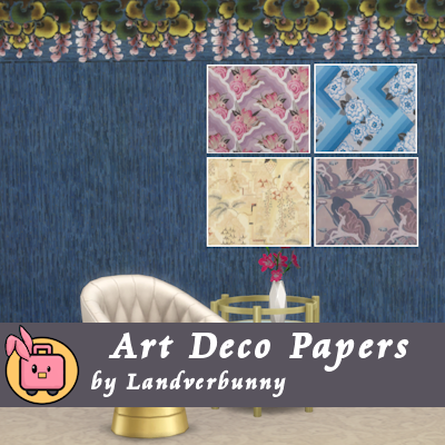 Art Deco Papers - The Sims 4 Build / Buy - CurseForge
