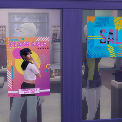 Sale & Ad Posters - The Sims 4 Build / Buy - CurseForge