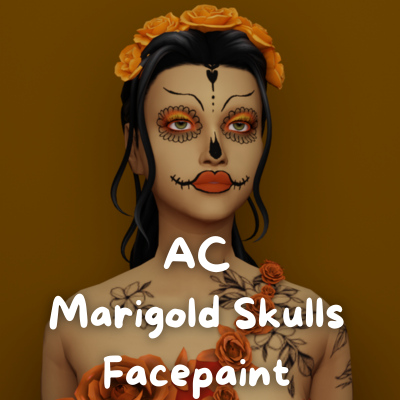 AC-Marigold Skulls| Face Paint - The Sims 4 Create a Sim - CurseForge