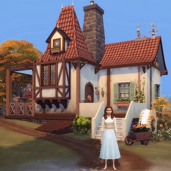 Belles Cottage No Cc The Sims 4 Rooms Lots Curseforge