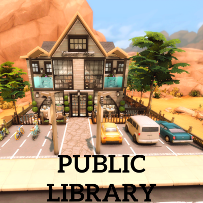 Public Library - The Sims 4 Rooms / Lots - CurseForge