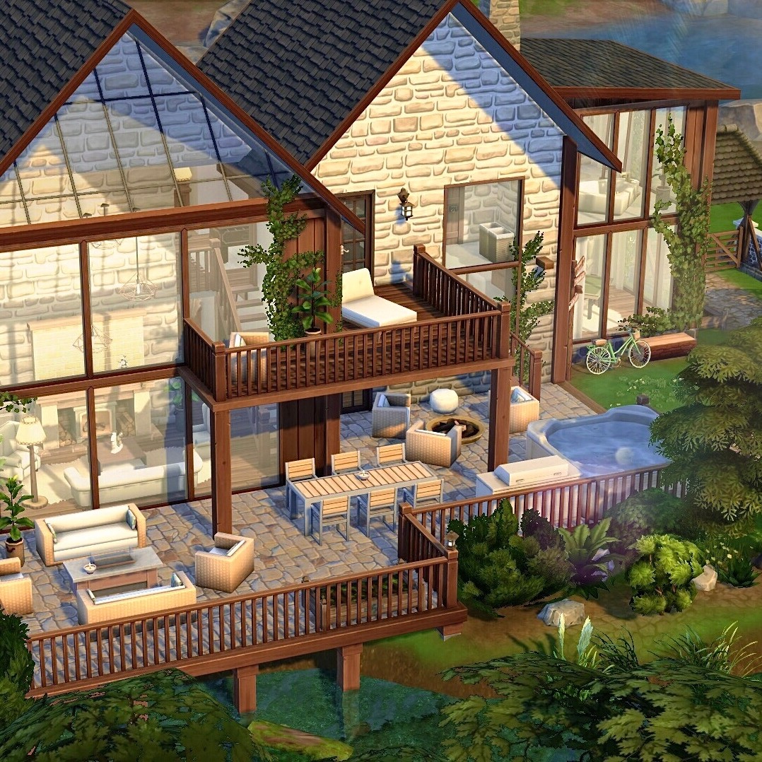 Luxurious Cabin | No CC - The Sims 4 Rooms / Lots - CurseForge