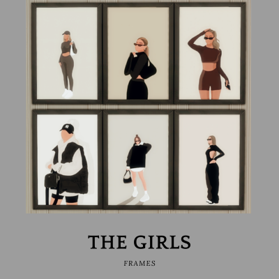 THE GIRLS FRAMES - The Sims 4 Build / Buy - CurseForge