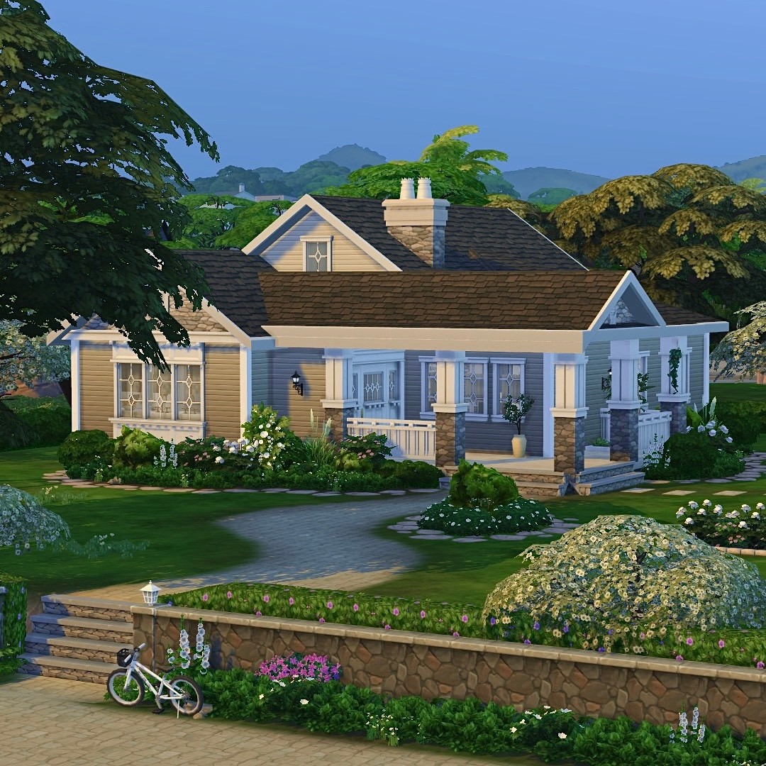 American Family House | No CC | 01 - The Sims 4 Rooms / Lots - CurseForge