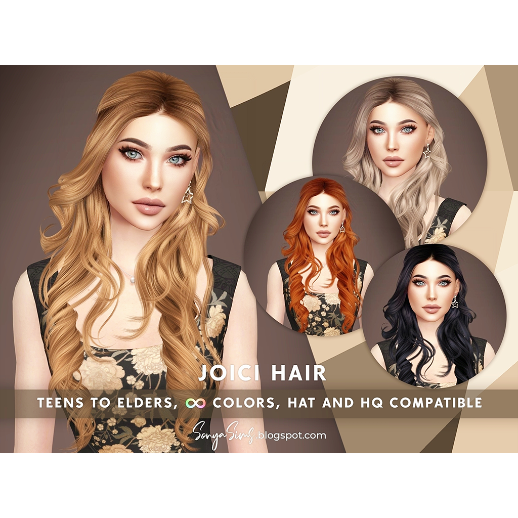 SONYASIMS - JOICI HAIR - The Sims 4 Create a Sim - CurseForge