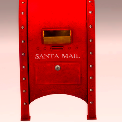 letters To Santa Post decorative - Build / Buy - The Sims 4