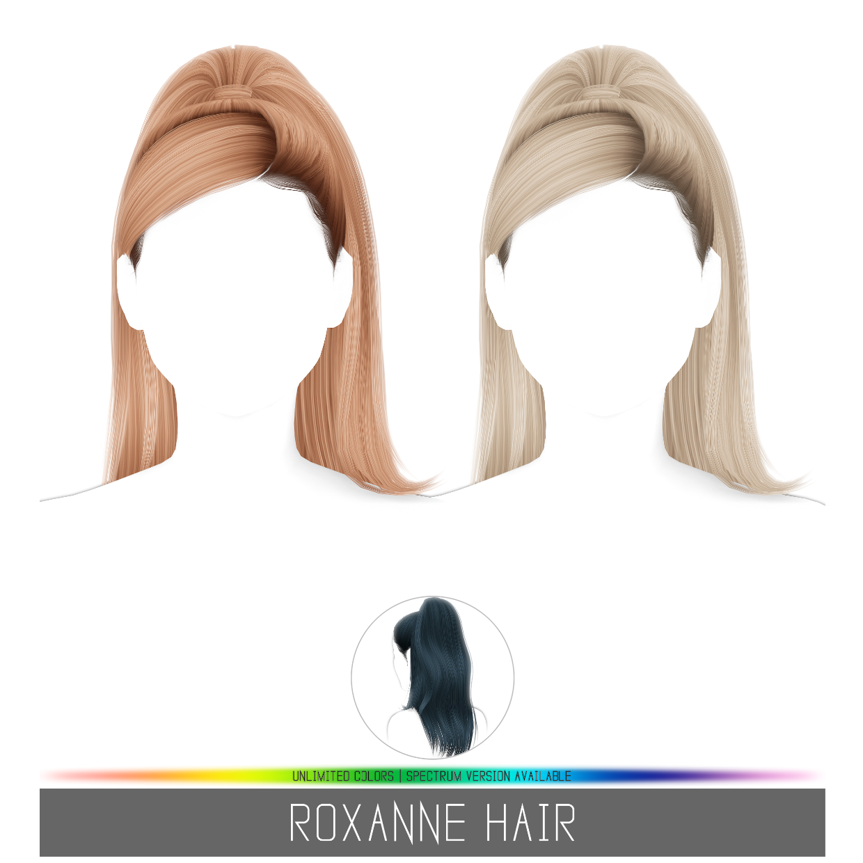 Simpliciaty's Roxanne Hair - The Sims 4 Create a Sim - CurseForge