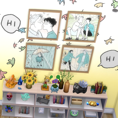 Heartstopper Leaves Wall Decals - The Sims 4 Build / Buy - CurseForge