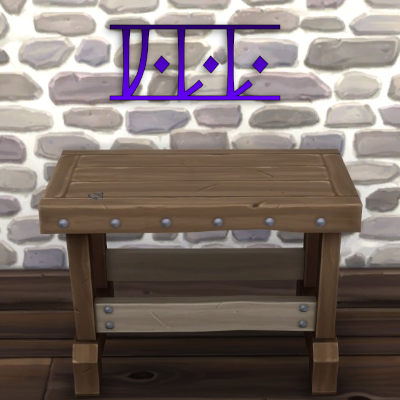 Medieval - Historical - Woodworking Table - The Sims 4 Build / Buy ...