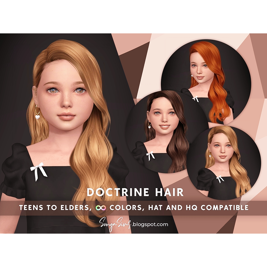 SONYASIMS - DOCTRINE HAIR KIDS - The Sims 4 Create a Sim - CurseForge SONYASIMS - DOCTRINE HAIR KIDS - The Sims 4 Create a Sim - CurseForge