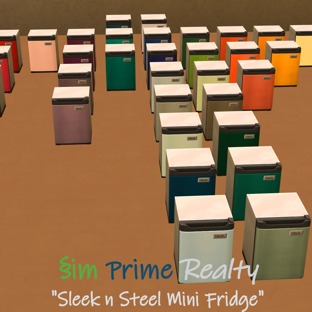 Sleek 'n Steel Mini Fridge Recolors - The Sims 4 Build / Buy - CurseForge