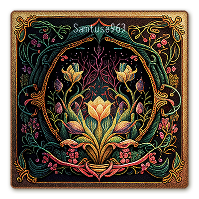 Ornate Floral Square Rug #3-Samtuse963 - The Sims 4 Build / Buy ...