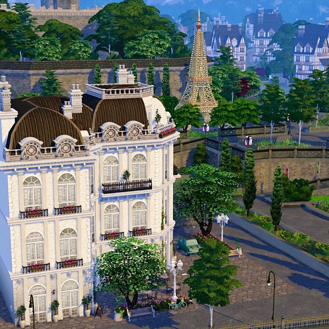 Parisian Hotel Restaurant | No CC - The Sims 4 Rooms / Lots - CurseForge