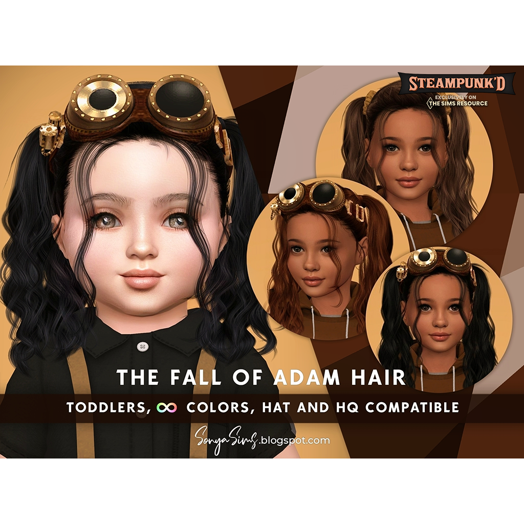 SONYASIMS - THE FALL OF ADAM TODDLERS - The Sims 4 Create a Sim ...
