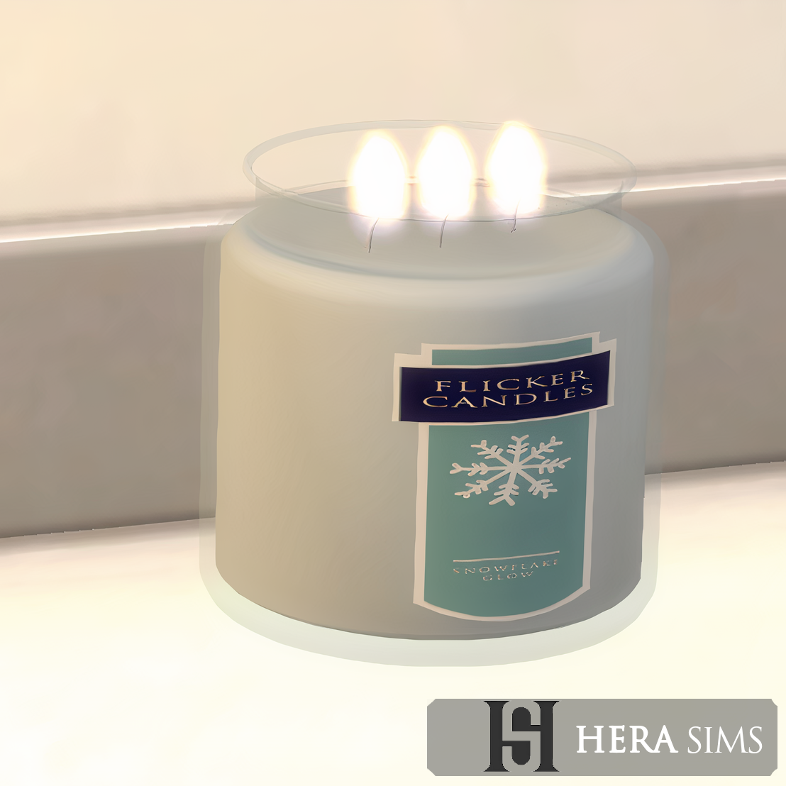 Flicker candle - Snowflake glow & winter forest - The Sims 4 Build / Buy - CurseForge