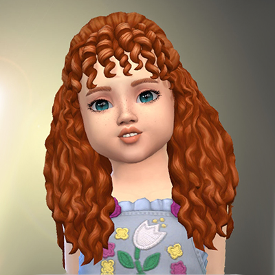 Rita Curls for Toddlers - The Sims 4 Create a Sim - CurseForge