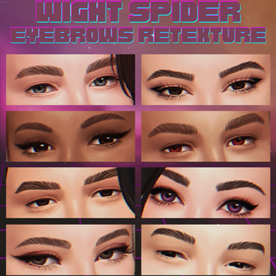 Eyebrow Retexture - The Sims 4 Create a Sim - CurseForge